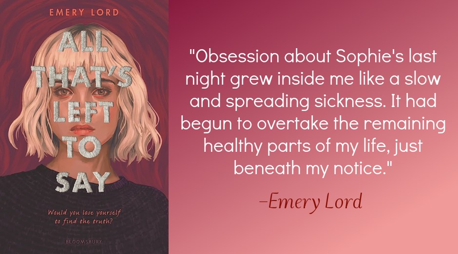 Review: All That’s Left to Say – Sara Bechtol